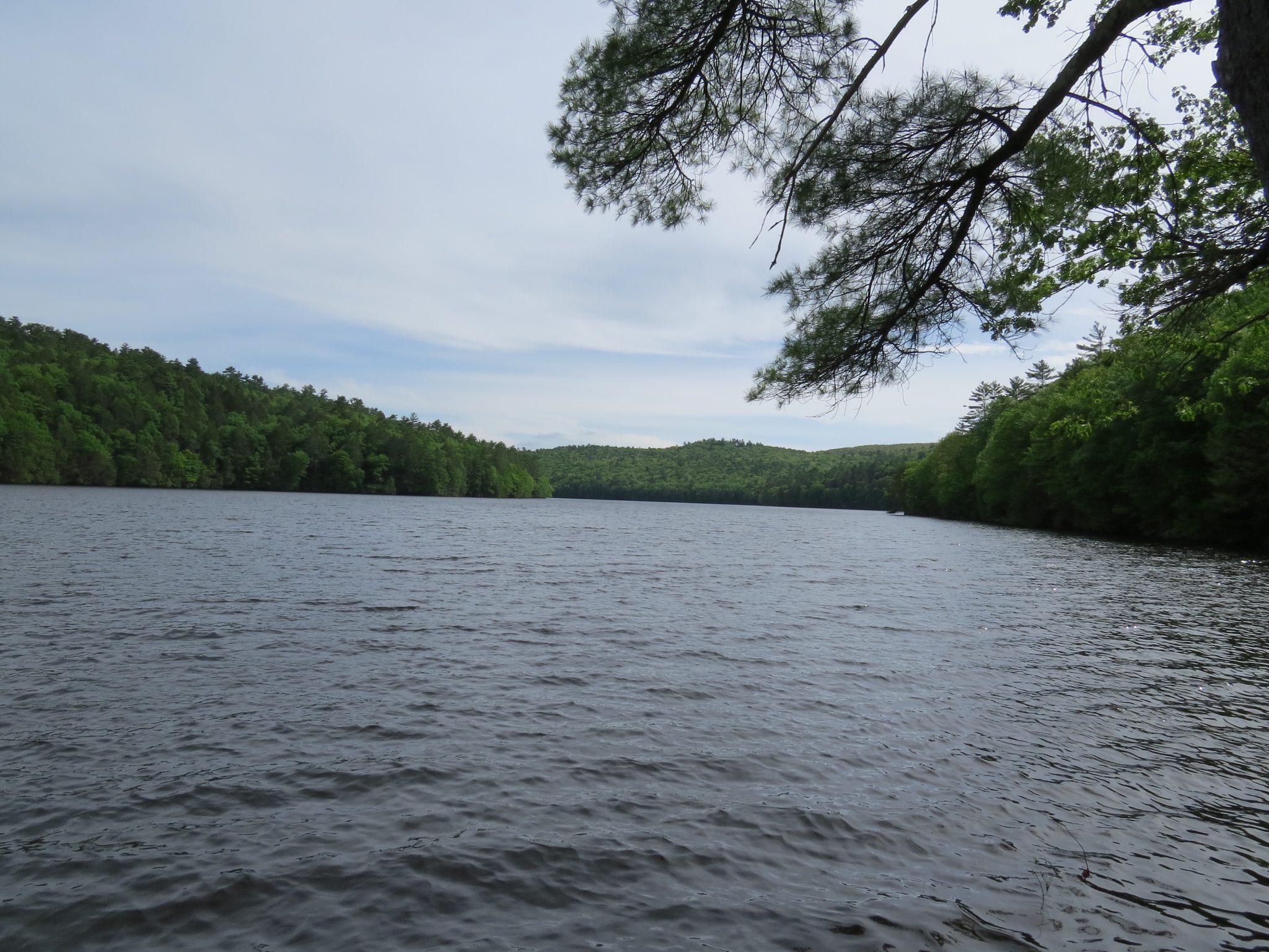 Testing Wilderness Systems Kayak at Rio Reservoir - Hiking & Biking Trails