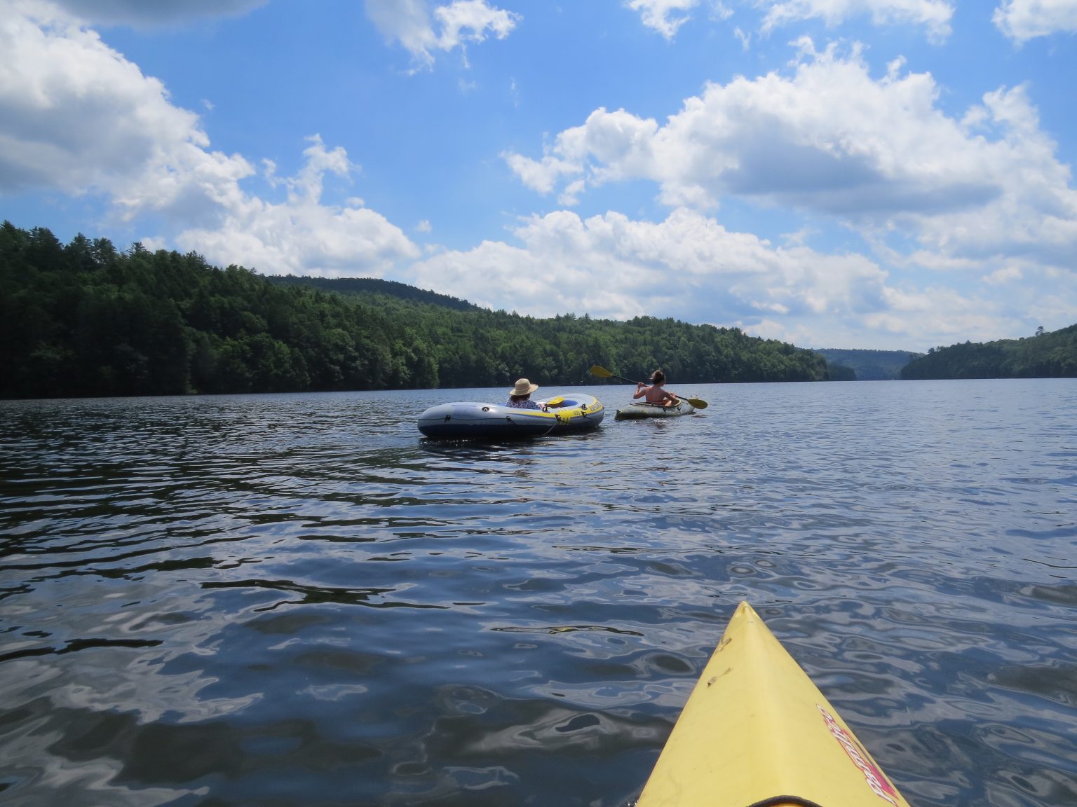 Kayaking at Rio Reservoir with Family - Hiking & Biking Trails
